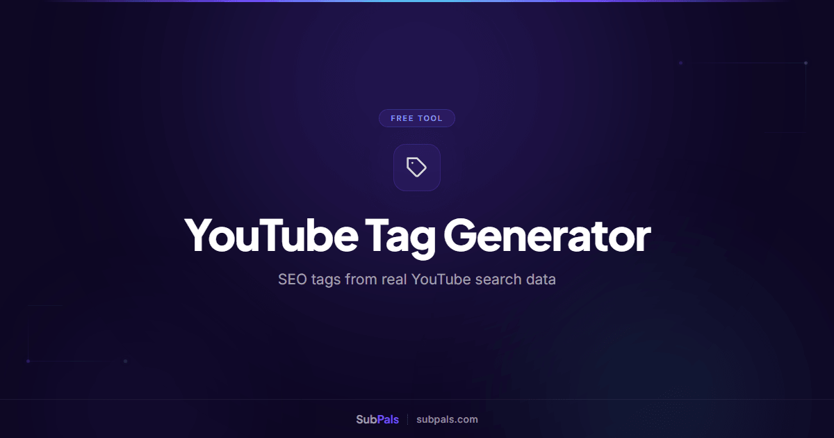 YouTube Tag Generator: Tags That Help YouTube Recommend You to New ...